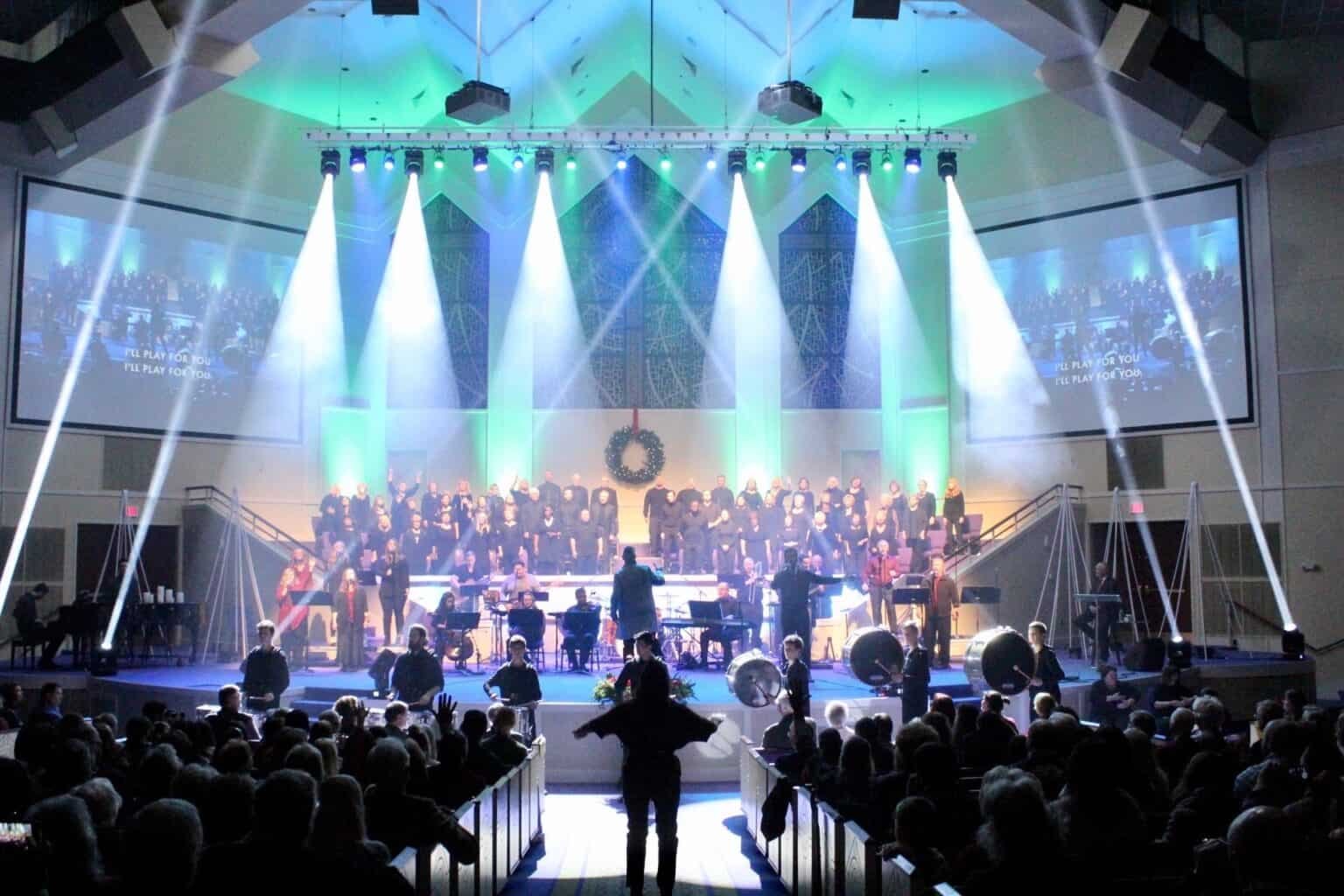 Church show in USA - Aolait Lighting